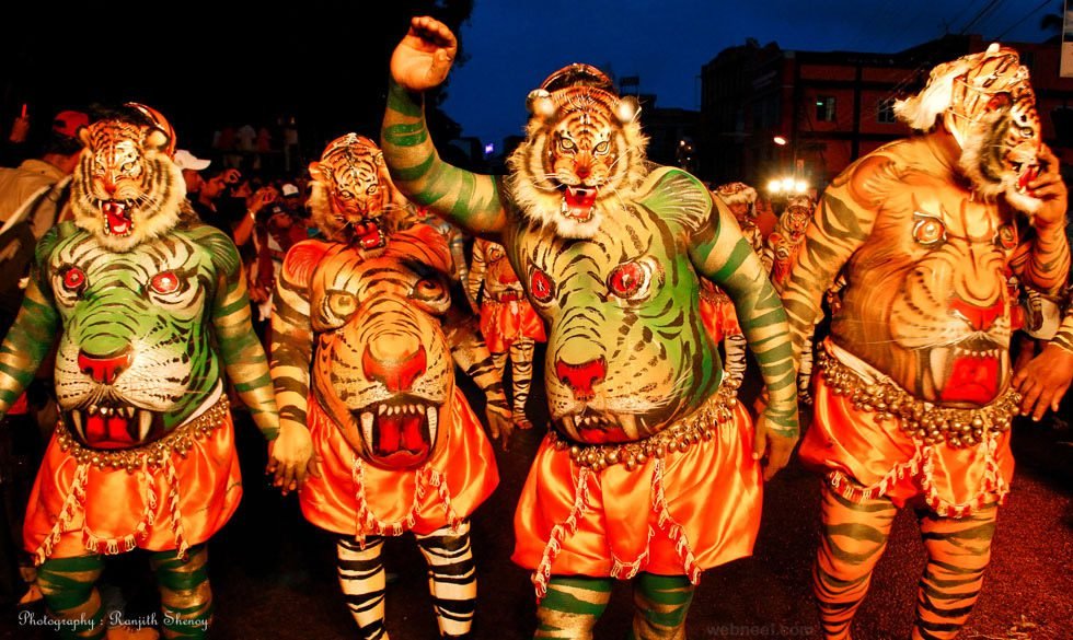 Puliyattam: The Majestic Tiger Dance of Tamil Nadu - historified